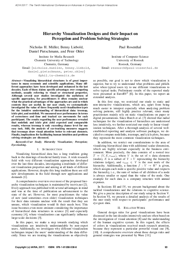 (PDF) Hierarchy Visualization Designs and their Impact on Perception and Problem Solving Strategies