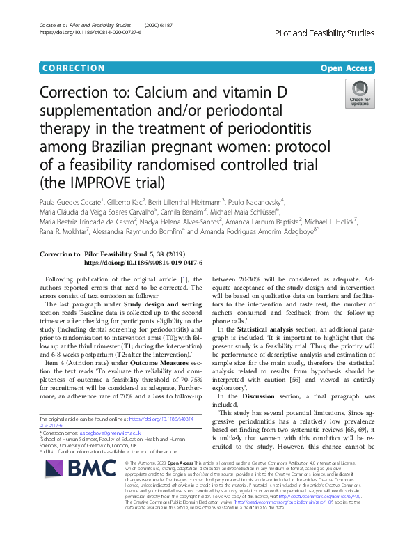 (PDF) Correction to: Calcium and vitamin D supplementation and/or ...