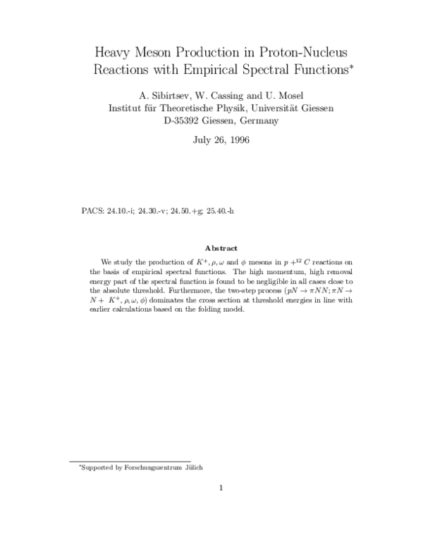 (PDF) Heavy meson production in proton-nucleus reactions with empirical ...