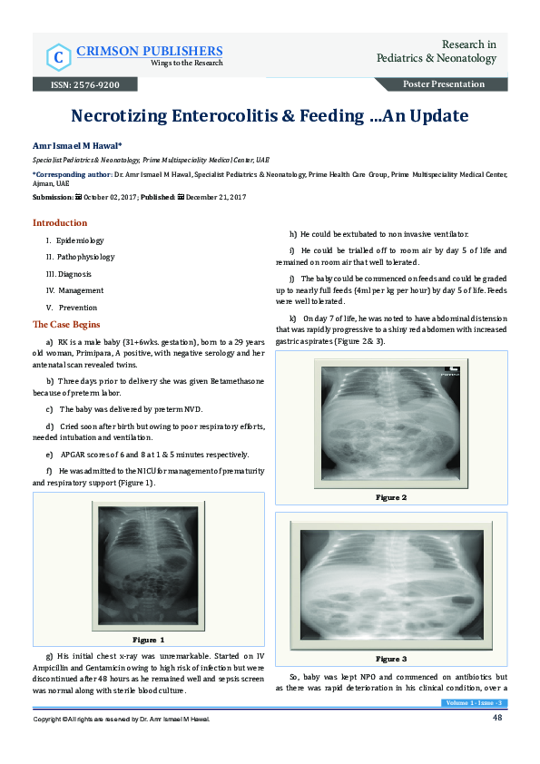 (PDF) Necrotizing Enterocolitis Feeding …An Update