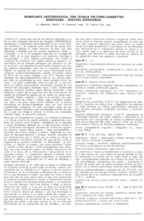 (PDF) Reimplante ureterovesical con técnica Politano-Leadbetter ...