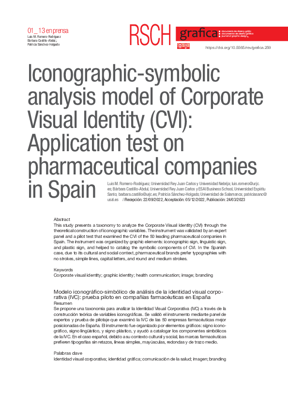 (PDF) Iconographic-symbolic analysis model of Corporate Visual Identity ...