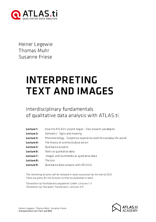 (PDF) Interpreting text and images Lecture 1