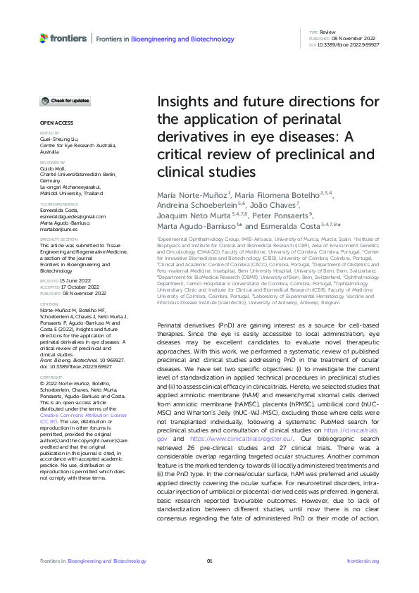 (PDF) Insights and future directions for the application of perinatal ...