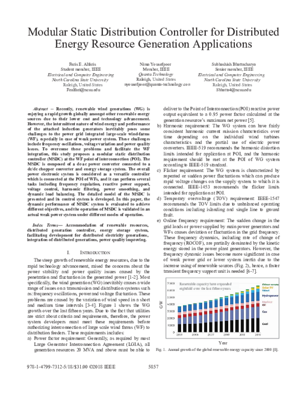 (PDF) Modular Static Distribution Controller for Distributed Energy ...