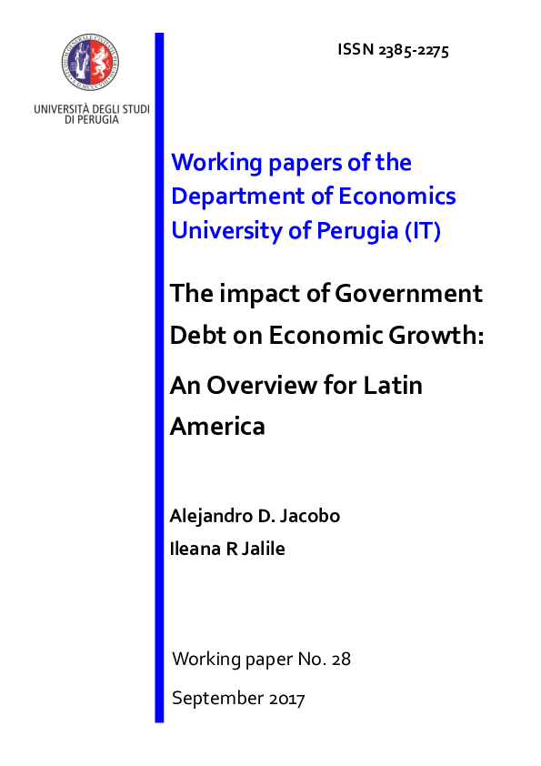 (PDF) The Impact of Government Debt on Economic Growth: An Overview for ...