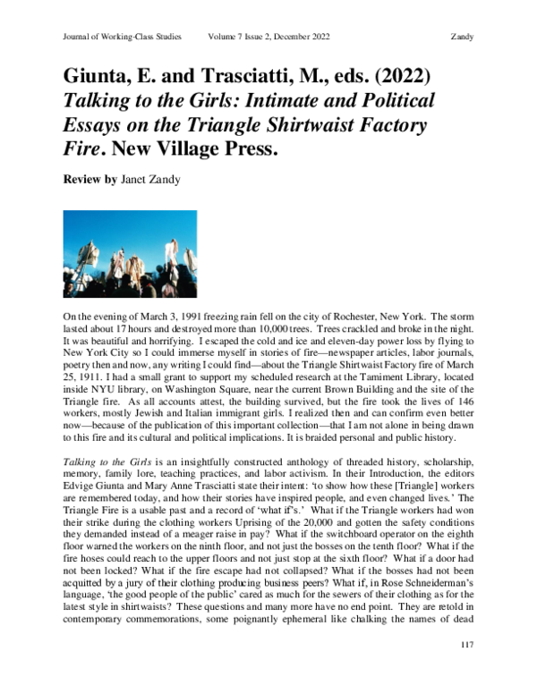 (PDF) Giunta, E. and Trasciatti, M., eds. (2022) Talking to the Girls ...