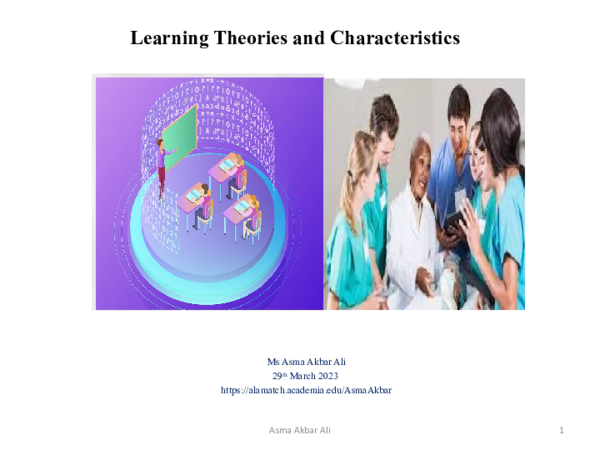 (PPT) Learning Theories