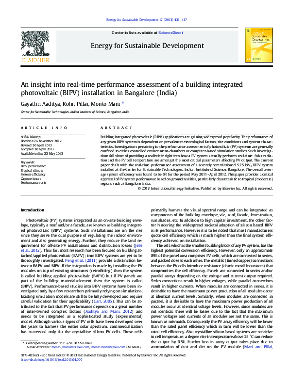 (PDF) An insight into real-time performance assessment of a building ...