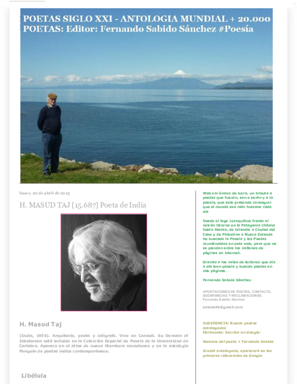 (PDF) Libélula (Dragonfly: Spanish)