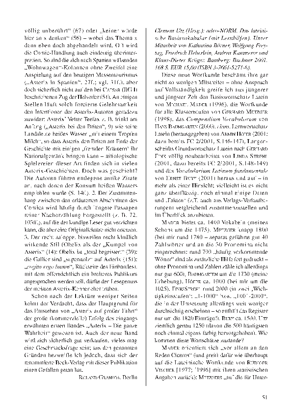 (PDF) Clement Utz (Hrsg.): adeo-NORM. Das lateinische Basisvokabular ...