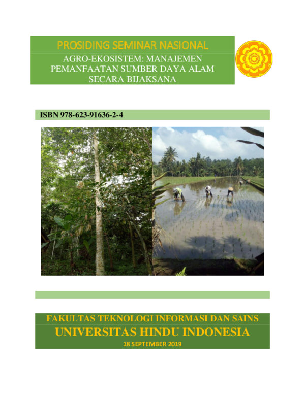 (PDF) Agro-Ekosistem: Manajemen Pemanfaatan Sumber Daya Alam Secara Bijaksana