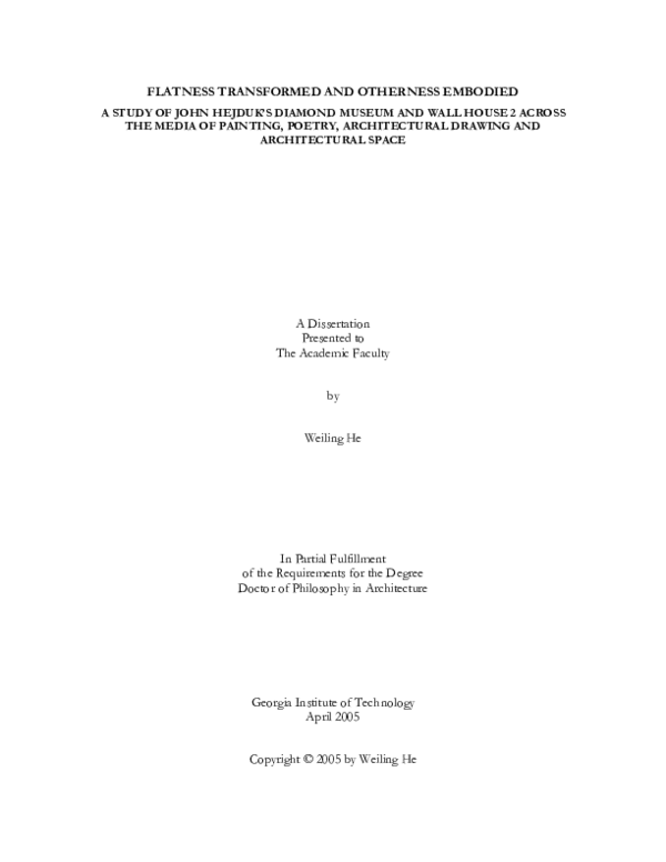 (PDF) Flatness transformed and otherness embodied: a study of John ...
