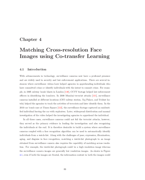 (PDF) Matching cross-resolution face images using co-transfer learning