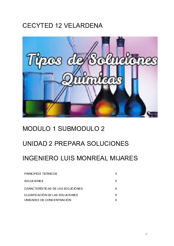 (DOC) CECYTED 12 VELARDENA MODULO 1 SUBMODULO 2 UNIDAD 2 PREPARA SOLUCIONES | Luis Francisco ...