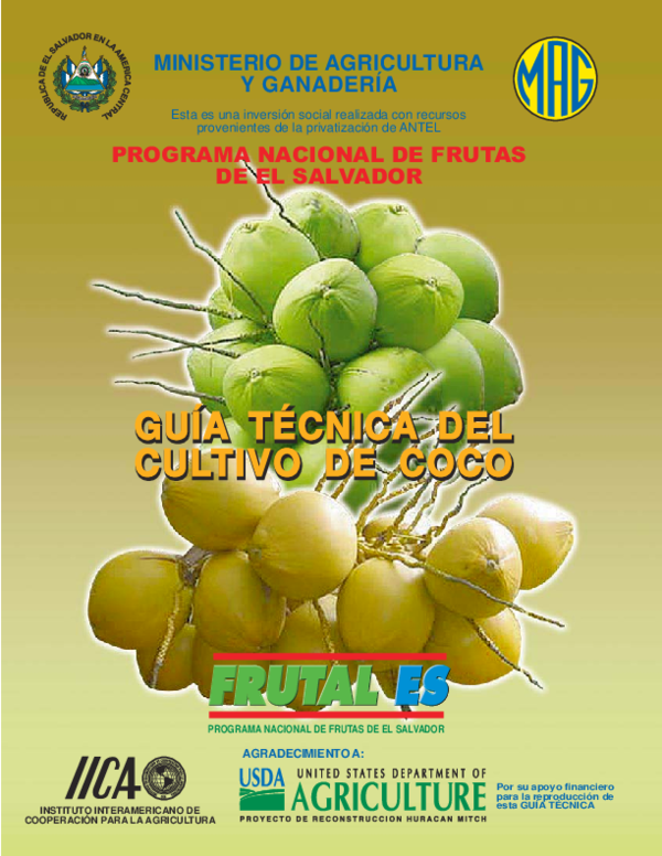 (PDF) Guía técnica del cultivo de coco