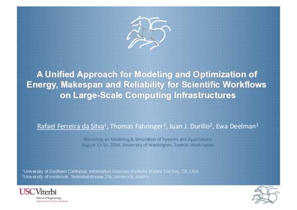(PDF) A Unified Approach for Modeling and Optimization of Energy, Makespan and Reliability for ...