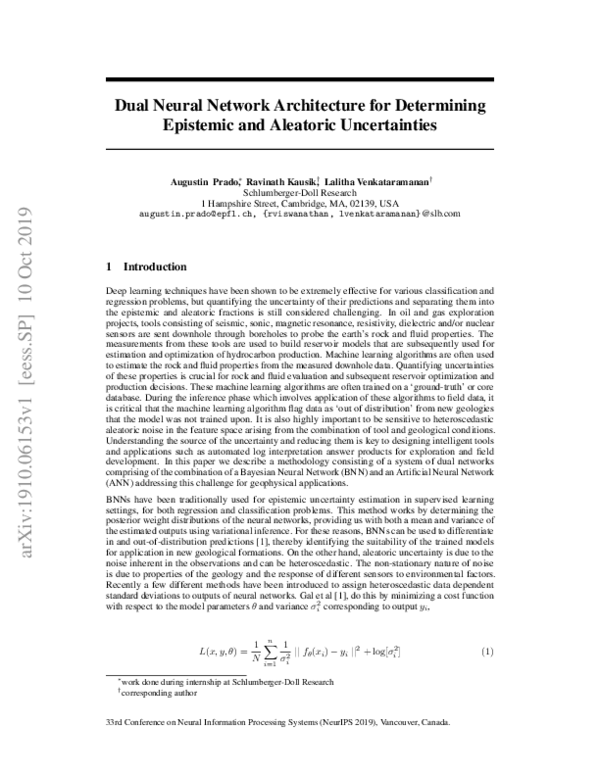 (PDF) Dual Neural Network Architecture for Determining Permeability and Associated Uncertainty ...