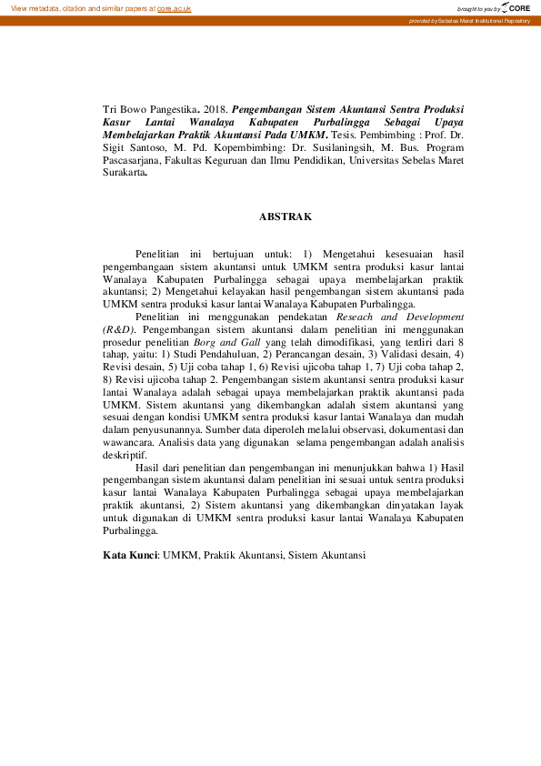(PDF) Pengembangan Sistem akuntansi Sentra Produksi Kasur Lantai ...