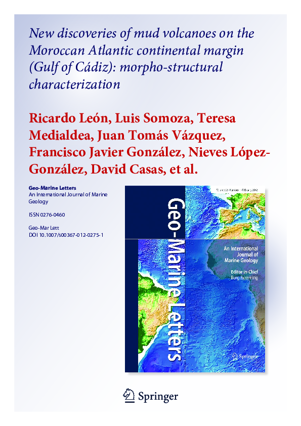 (PDF) New discoveries of mud volcanoes on the Moroccan Atlantic ...