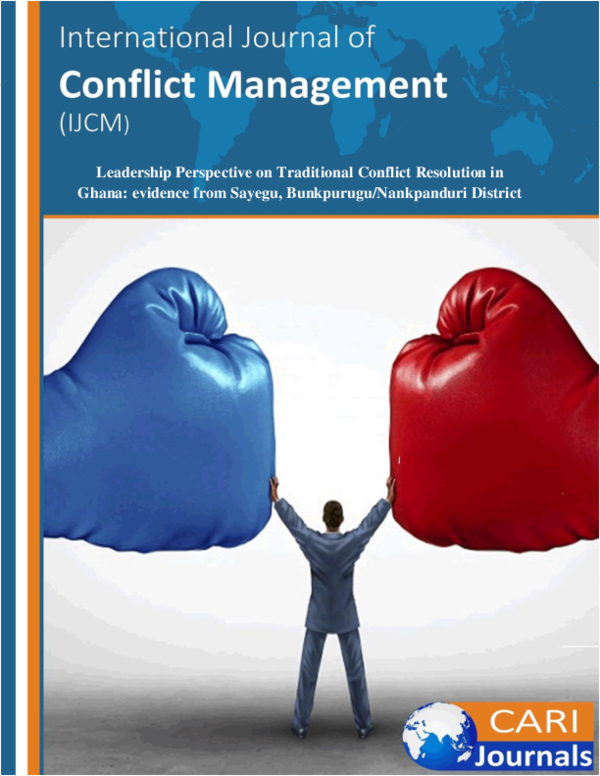 (PDF) Leadership Perspective on Traditional Conflict Resolution in ...
