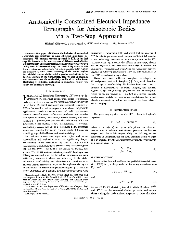 (PDF) Anatomically Constrained Electrical Impedance Tomography for Three-Dimensional