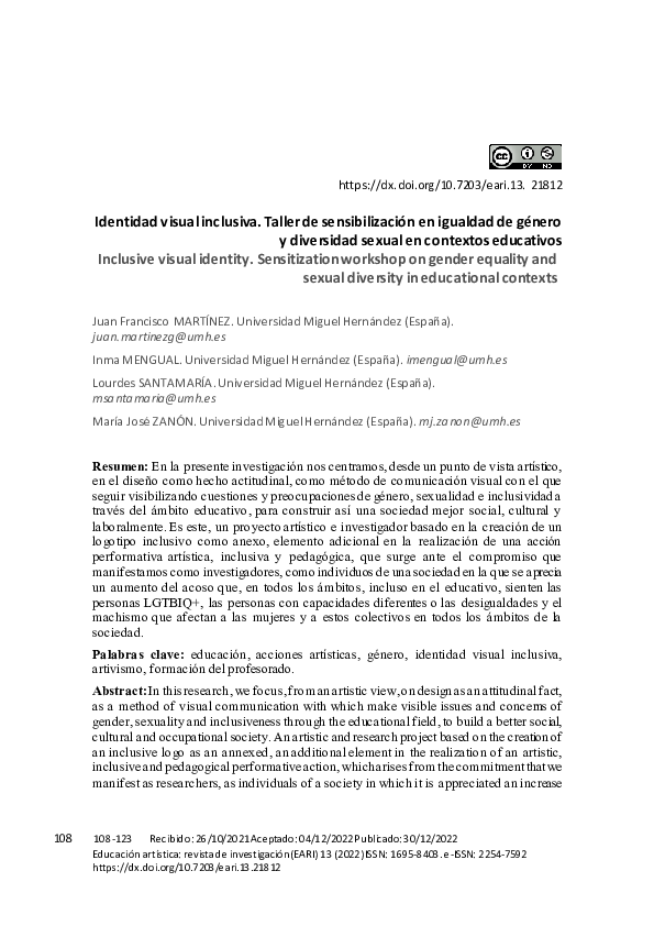 (PDF) Identidad visual inclusiva. Taller de sensibilización en igualdad ...