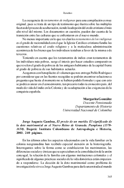 (PDF) El precio de un marido. El significado de la dote matrimonial en ...