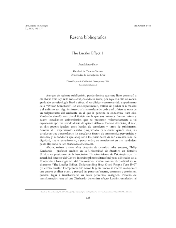 (PDF) The Lucifer Effect