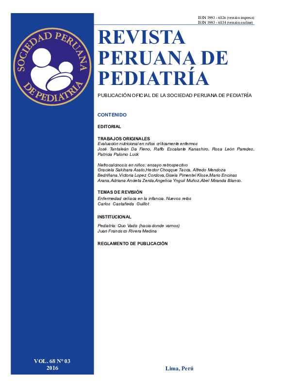(PDF) REVISTA PERUANA DE PEDIATRÍA REVISTA PERUANA DE PEDIATRÍA Publicación Oficial de la ...