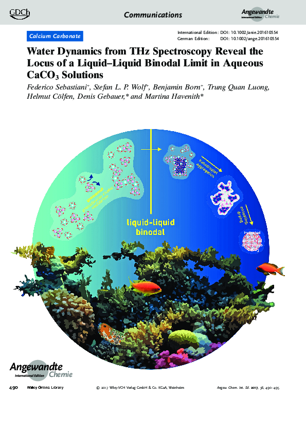(PDF) Frontispiece: Water Dynamics from THz Spectroscopy Reveal the ...