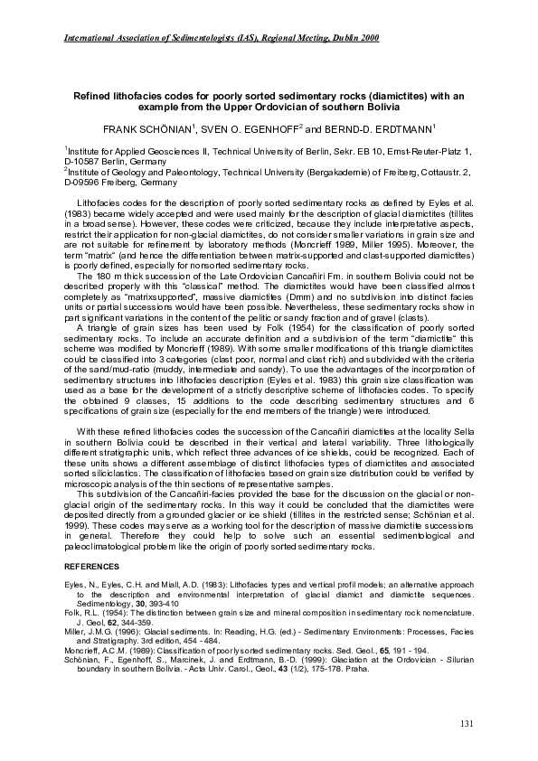 (PDF) Refined lithofacies codes for poorly sorted sedimentary rocks ...