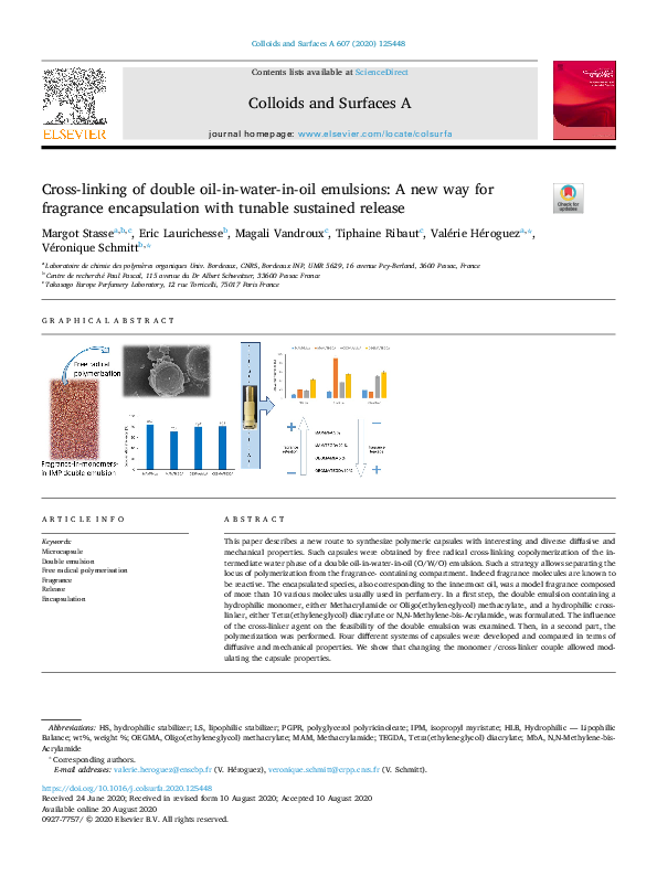 (PDF) Cross-linking of double oil-in-water-in-oil emulsions: A new way ...