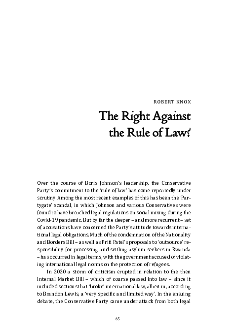 (PDF) The Right Against the Rule of Law