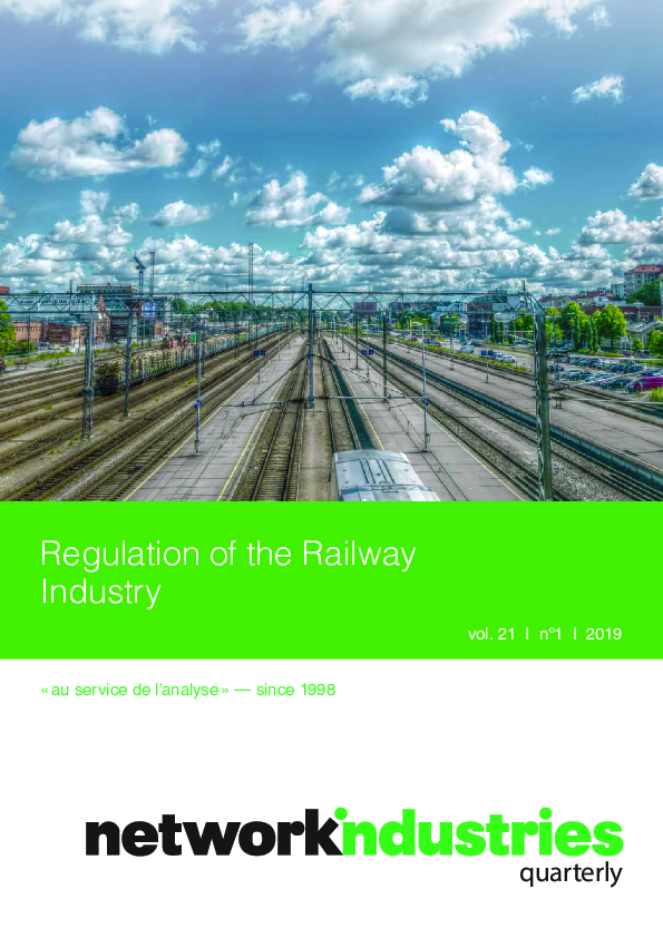 (PDF) Regulation of the railway industry