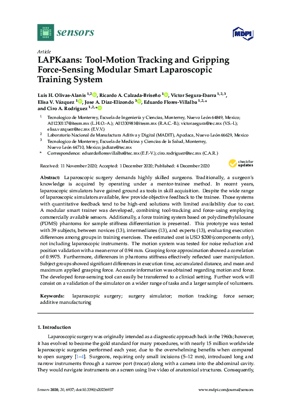 (PDF) LAPKaans: Tool-Motion Tracking and Gripping Force-Sensing Modular ...