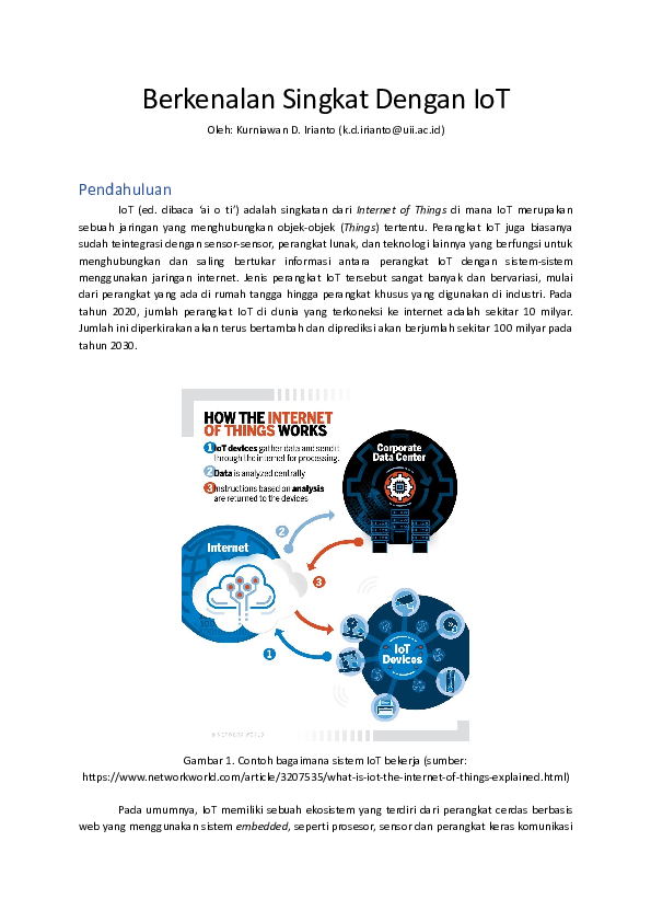 (PDF) Berkenalan Singkat Dengan IoT