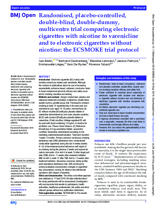 (PDF) Randomised, placebo-controlled, double-blind, double-dummy ...