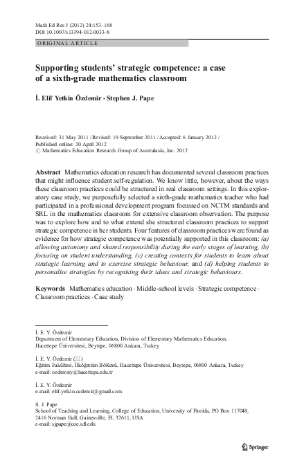 (PDF) Supporting students’ strategic competence: a case of a sixth ...