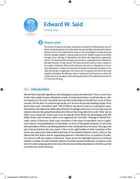 (PDF) Edward W. Said