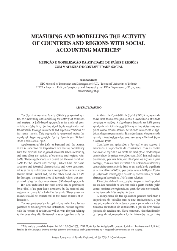 (PDF) Measuring and Modelling the Activity of Countries and Regions ...