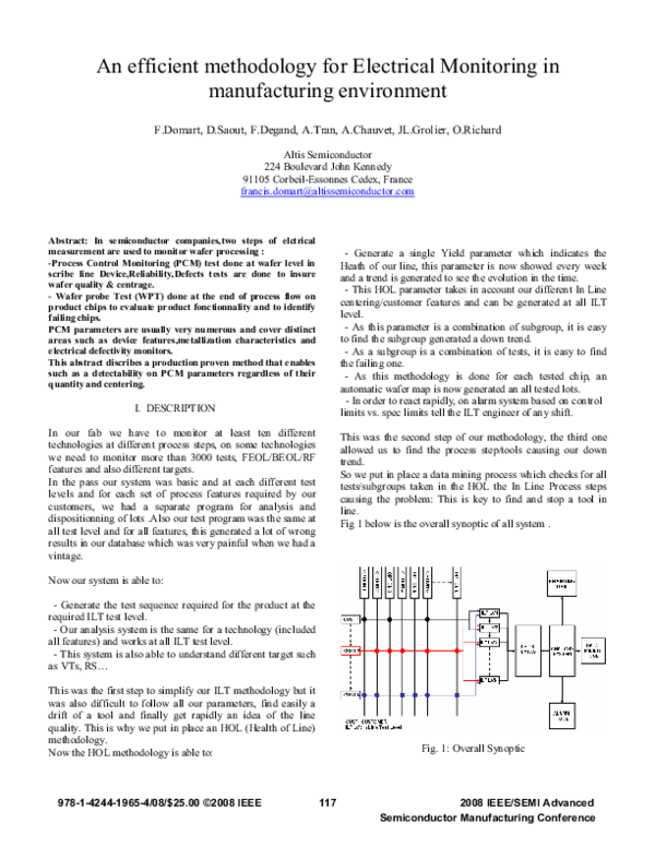 (PDF) An efficient methodology for Electrical Monitoring in ...