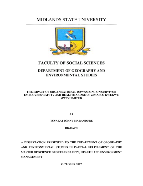 (PDF) Midlands State University