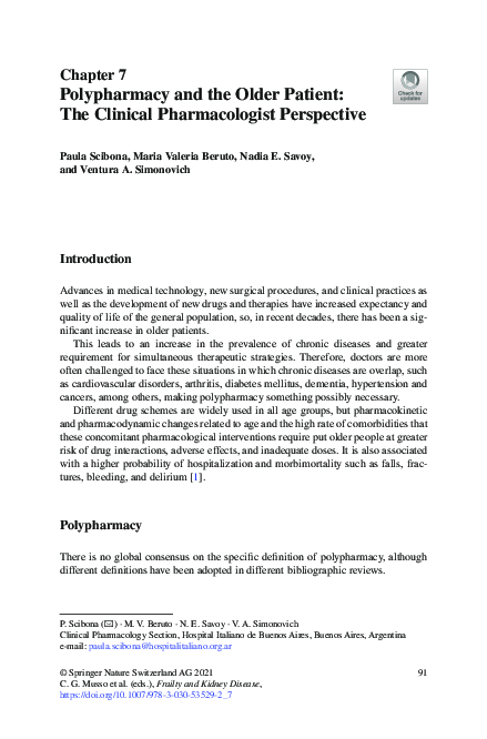 (PDF) Polypharmacy and the Older Patient: The Clinical Pharmacologist ...