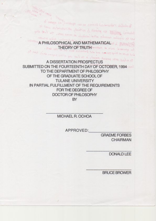 (PDF) 1994-10-14 A Philosophical and Mathematical Theory of Truth 1