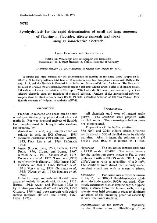 (PDF) Pyrohydrolysis for the rapid determination of small and large ...