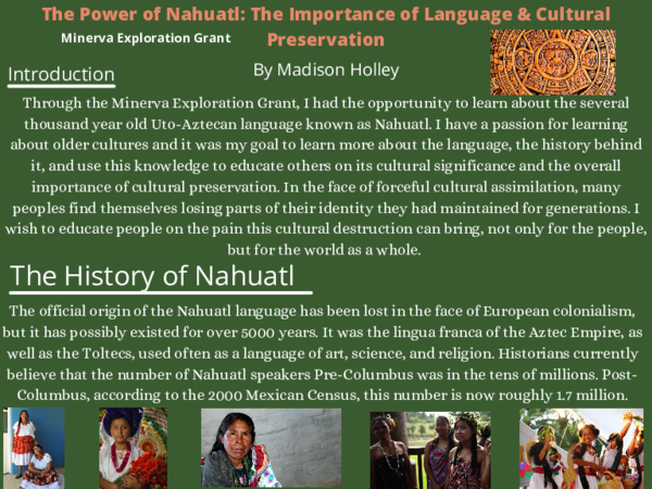 (PDF) The Power of Nahuatl: The Importance of Cultural & Language ...