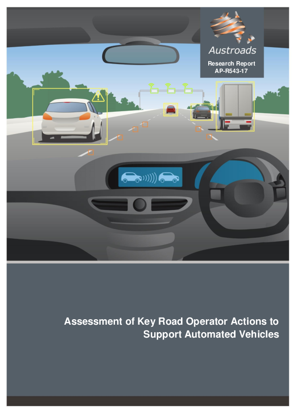 (PDF) Assessment of Key Road Operator Actions to Support Automated Vehicles