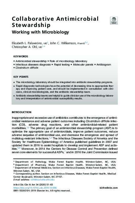 (PDF) Collaborative Antimicrobial Stewardship