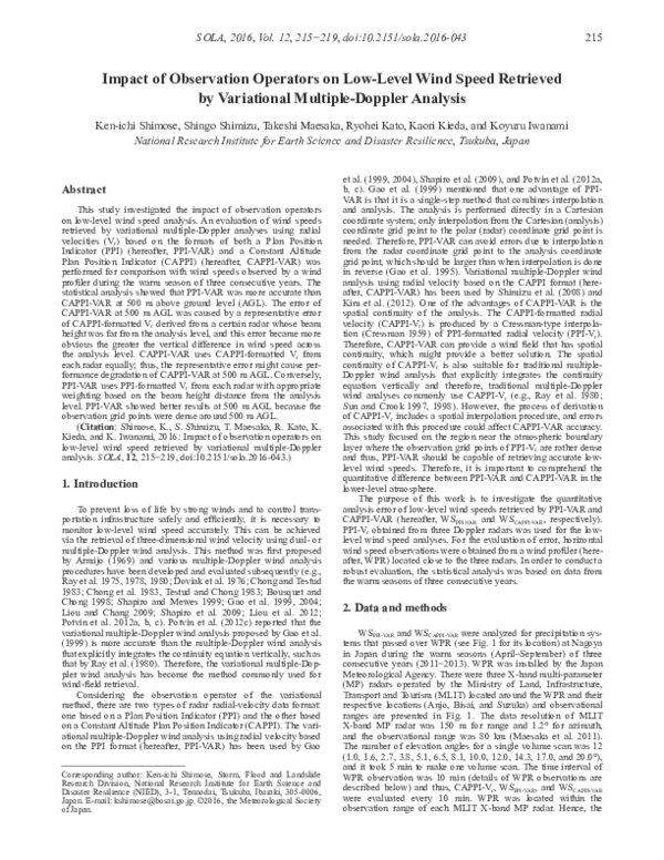 (PDF) Comparing PPI and CAPPI in Wind Speed Analysis